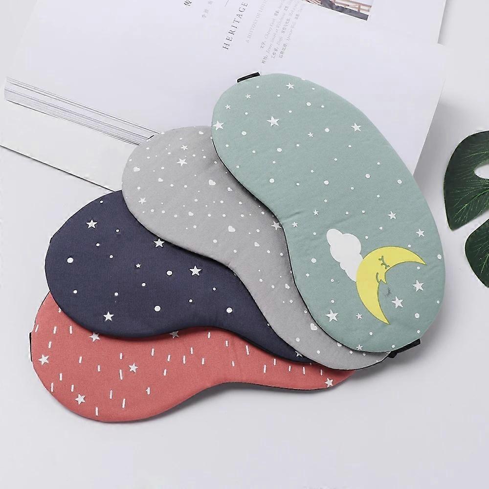 1PC 3D Soft Padded Shading Eye Mask Sleep Eyeshade Cartoon Starry Sky ...