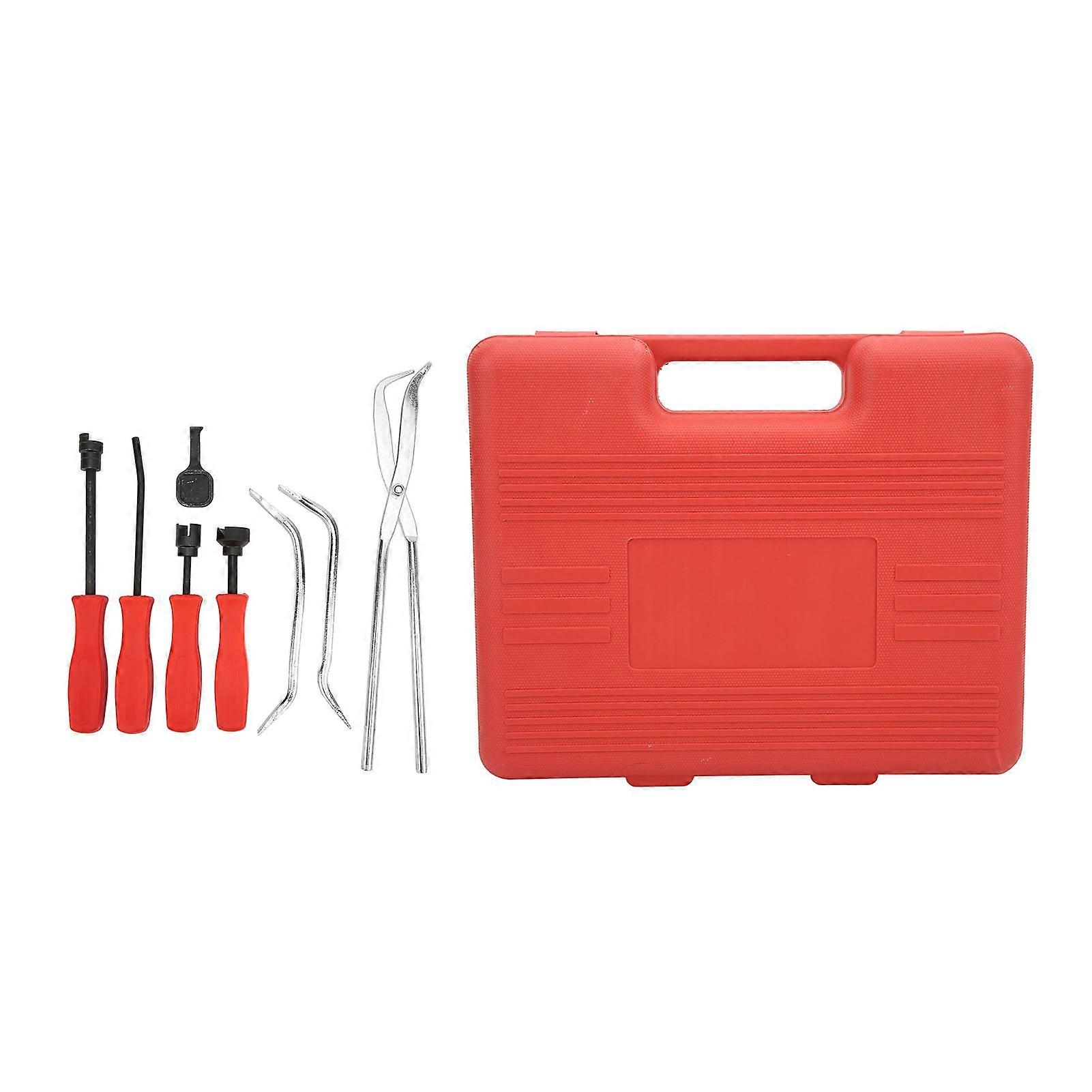 8PCS Drum Brake Puller Tool Kit Universal 45 Steel Oxidation Chromate ...