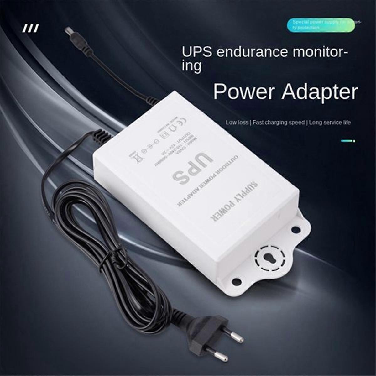12V-2A Uninterruptible Power Supply for WiFi, Modem, Router, Security ...