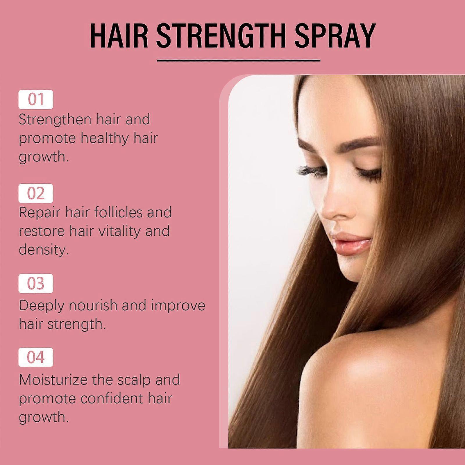 Hair Strengthen Spray - Advanced Hair Growth Oil Spray - Non-Greasy ...