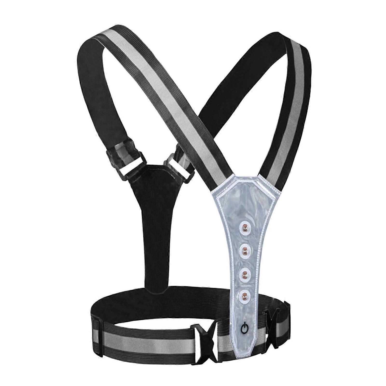 3 Modes LED Reflective Running Glowing Reflector Straps Safety Gear for ...