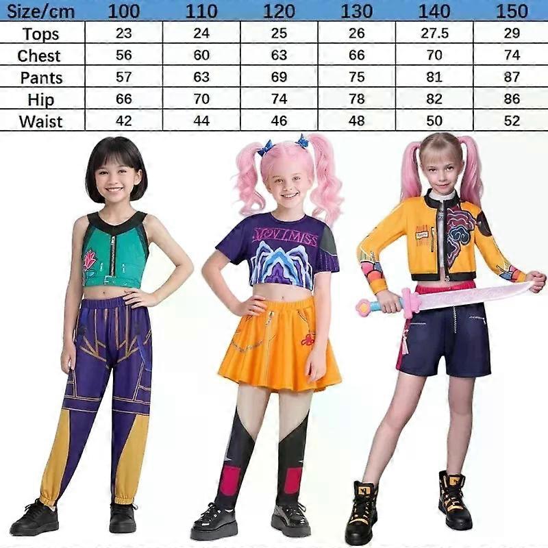 2025 KPop demon hunters Rumi Cosplay Costume Mira Zoe Halloween ...