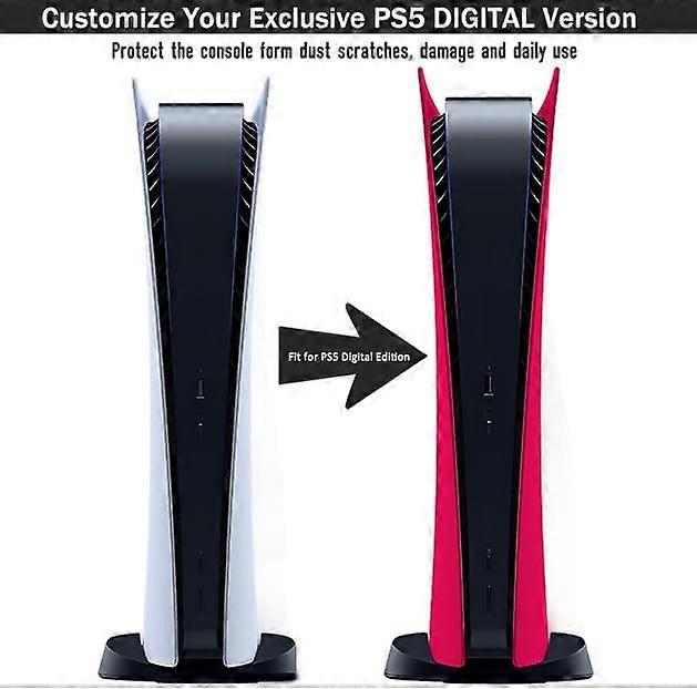 Faceplate for PS5 Digital Version Anti Scratch Dustproof Case ...
