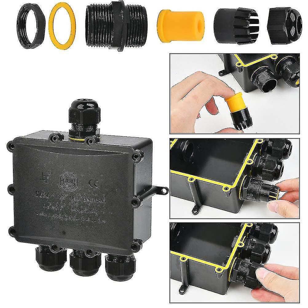 Waterproof Junction Box Ip68 Junction Box 4 Way Waterproof Junction Box, Connectors Box For ...