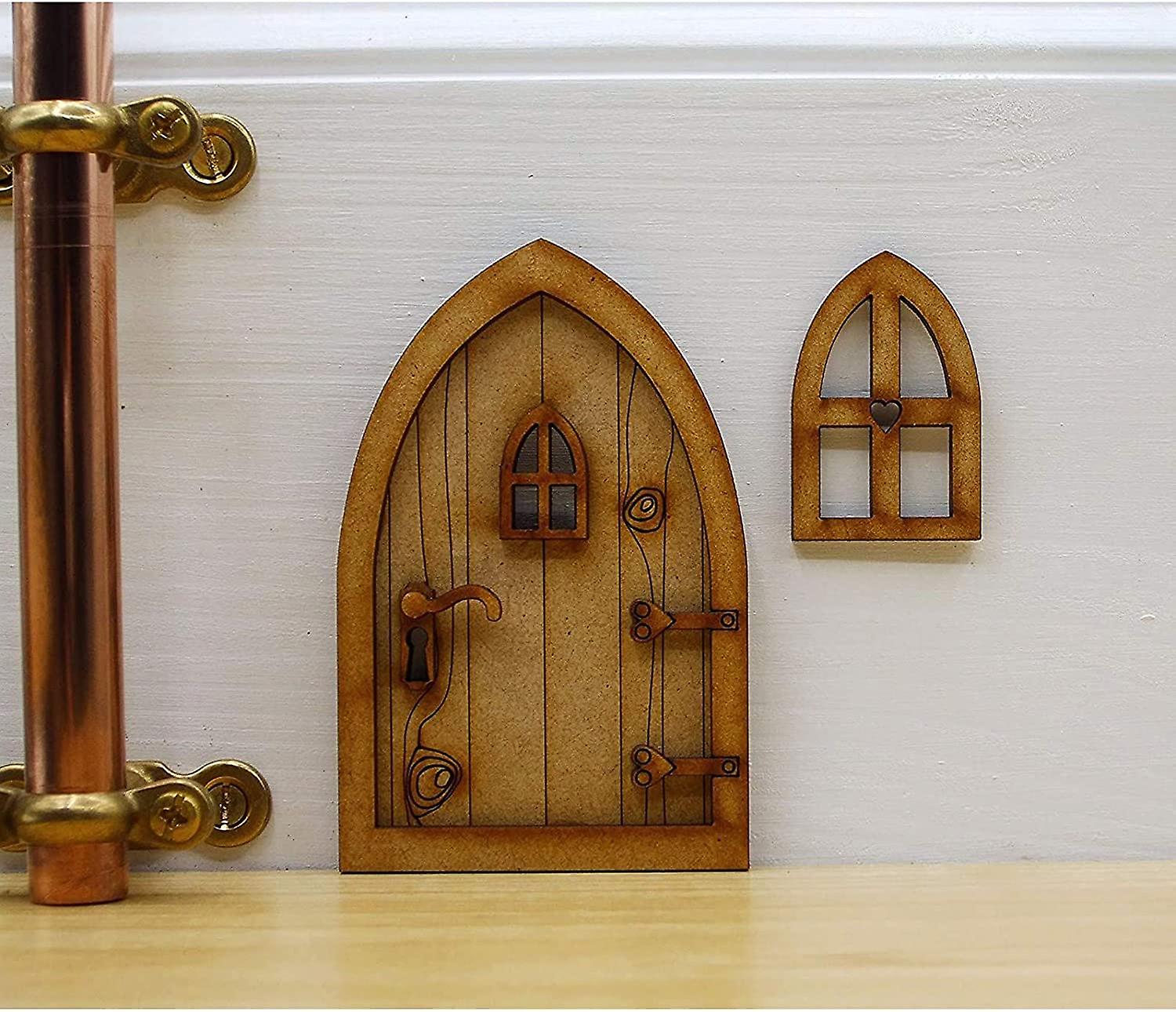 Most Popular Gnome Door, Fairy Door, Wooden Elf Door To Open With Funny ...