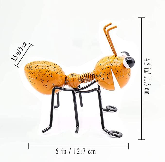 Metal Ant A Group Of 4 Colors Cute Insect For Hanging Wall Art Garden ...