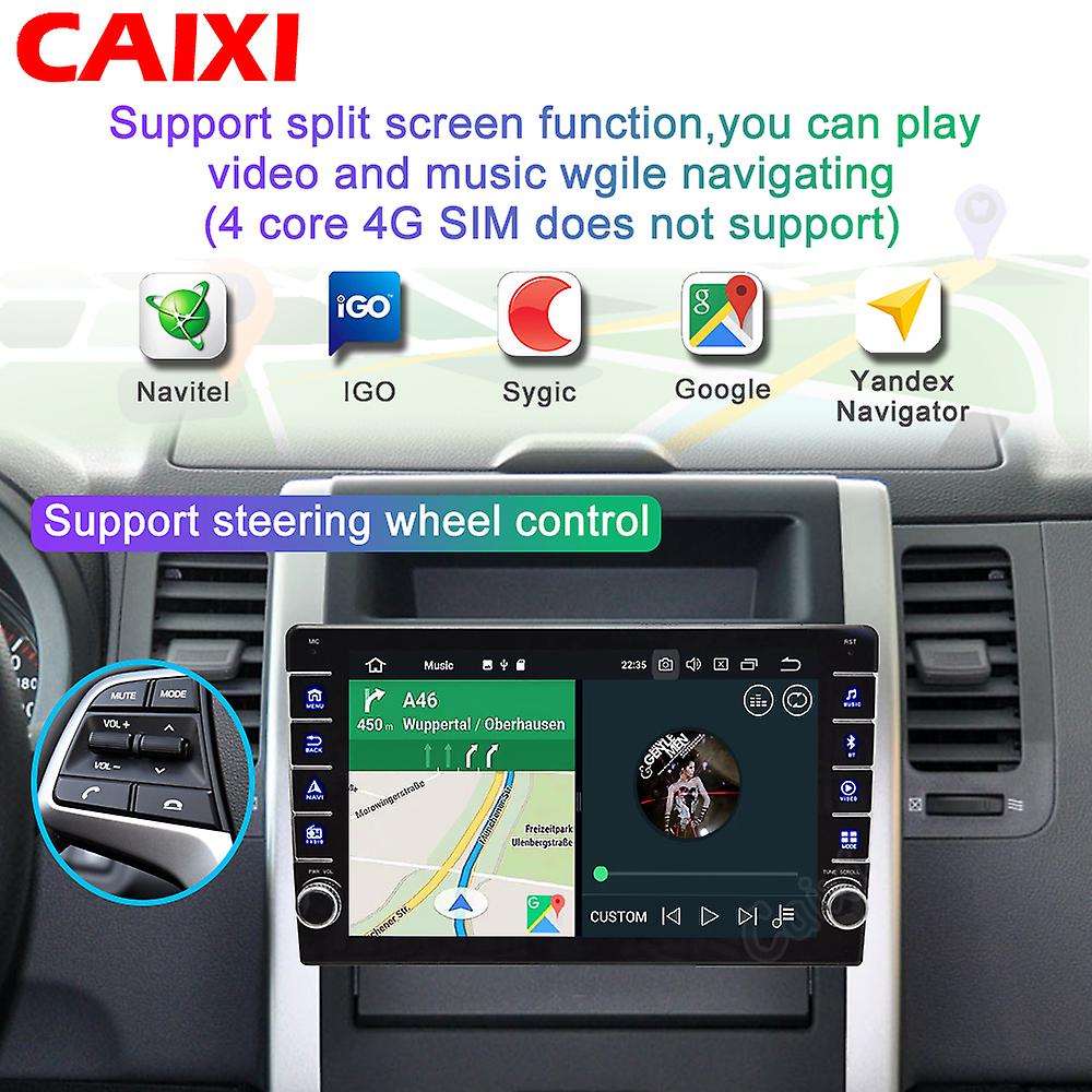 2 Din Android 11 Auto Carplay Gps Car Radio Stereo Multimidia Player For Nissan Hyundai Toyota ...