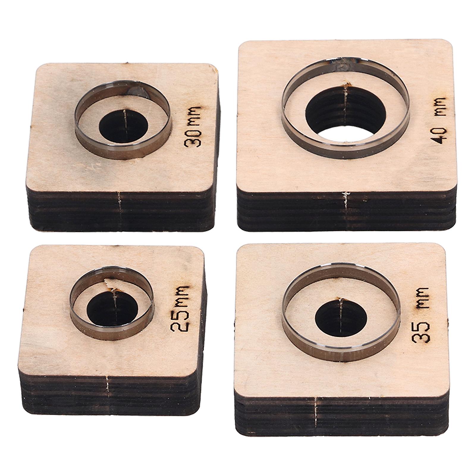 4Pcs Leather Metal Cutting Die Set - DIY Stamping Punching Cut Mold for ...