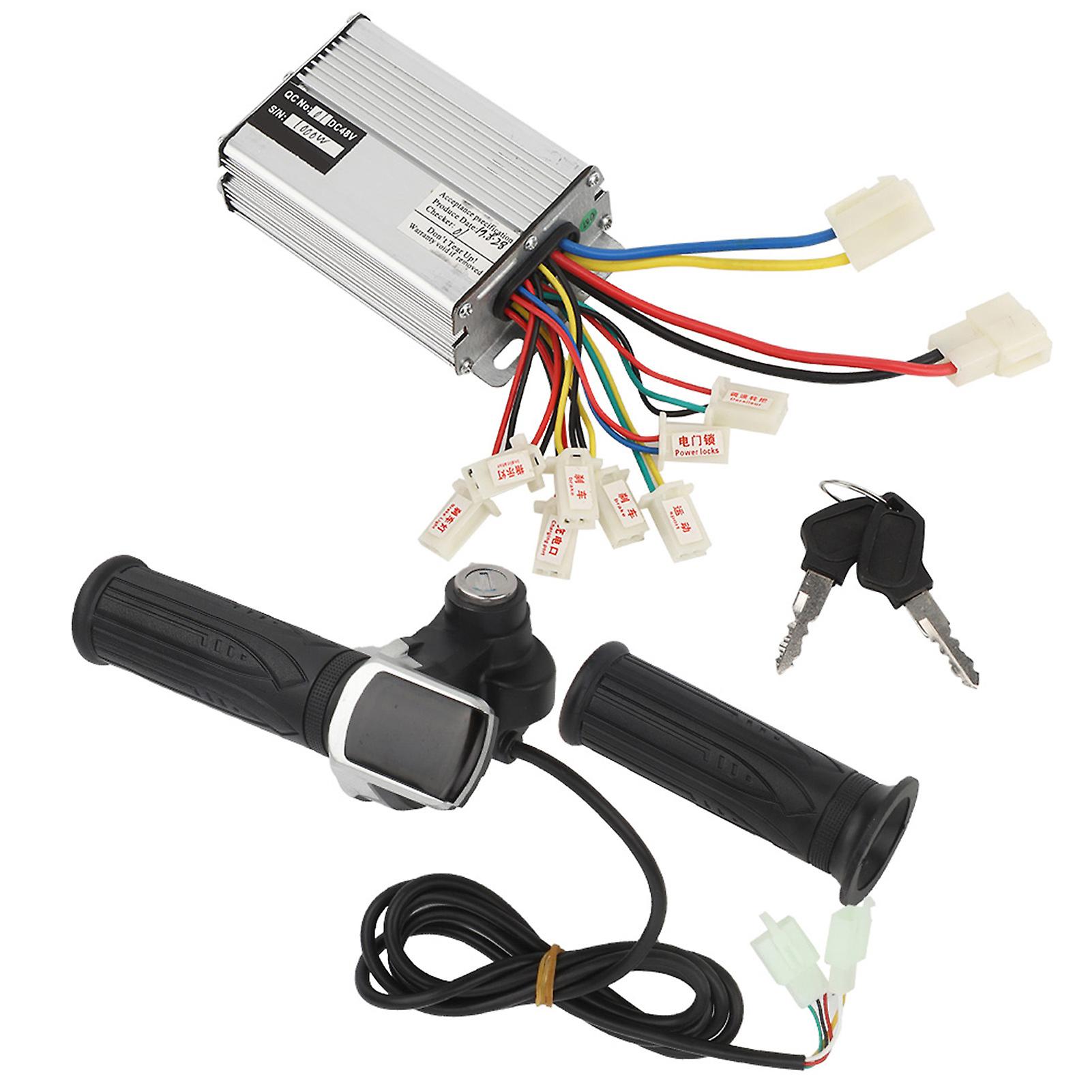 48V 1000W Electric Scooter E Bike Tricycle Controller Set with Lock ...