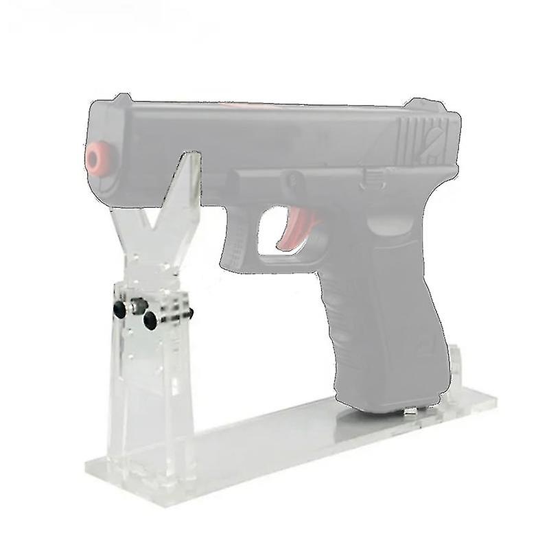 Clear Acrylic Hand Gun Display Stand Pistol Rack Holder For 5 Gears ...