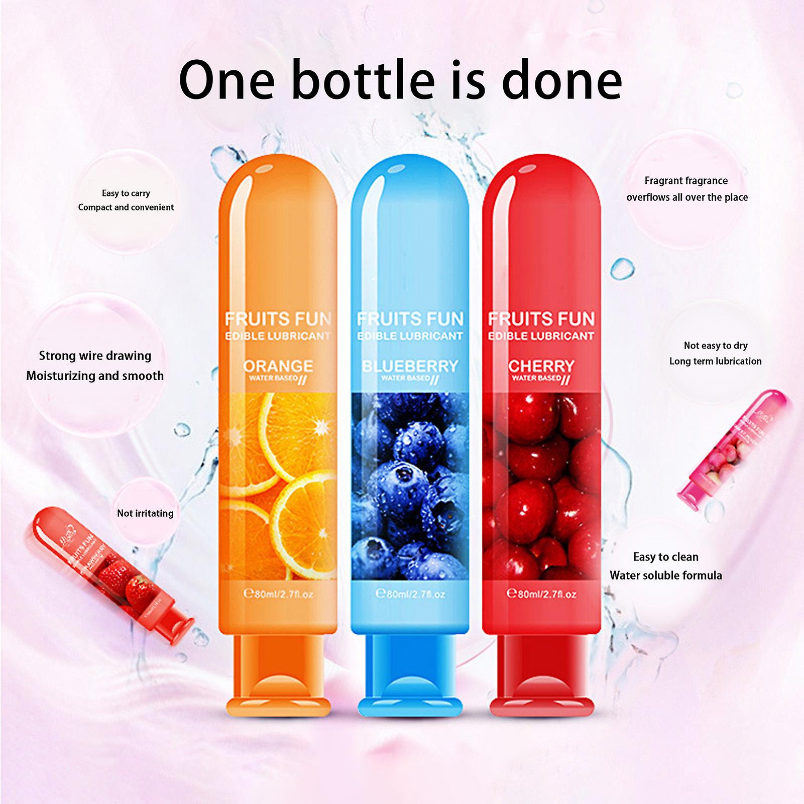 80ML Lubricant Water Based Plant Extract Pleasure Enhancer Non-staining ...