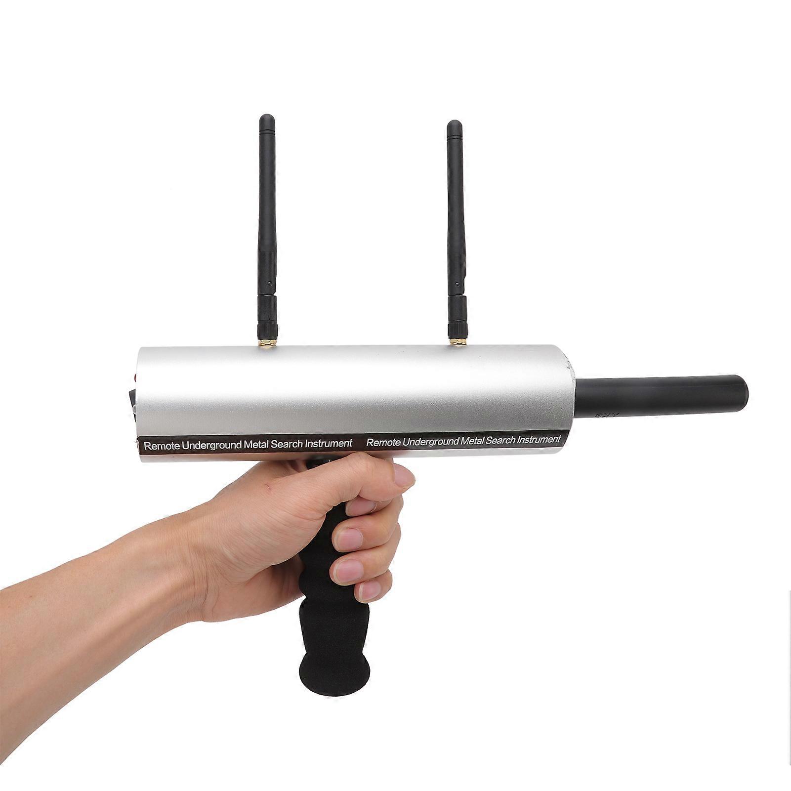 Metal Detector Aluminum Silver 20m Depth 1000m Scope 2 Antennas ...
