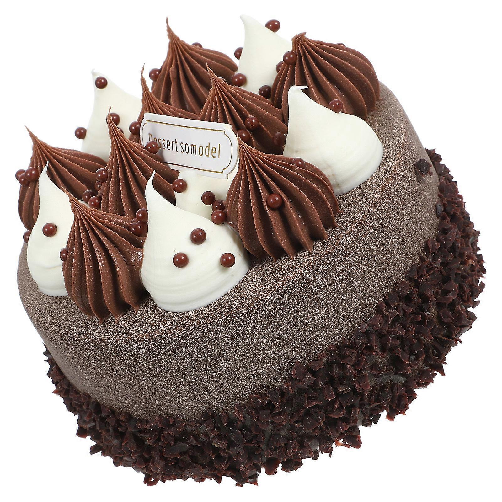 Simulation Birthday Cake Model Artificial Cake Decoration Realistic ...