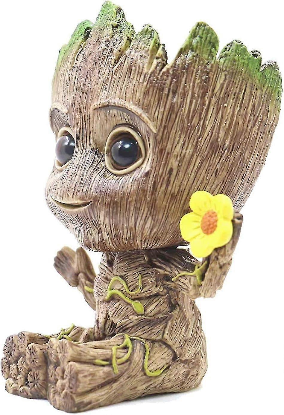 Flower Groot Pots - Guardians of the Galaxy Groot Pen Holder, Desk ...