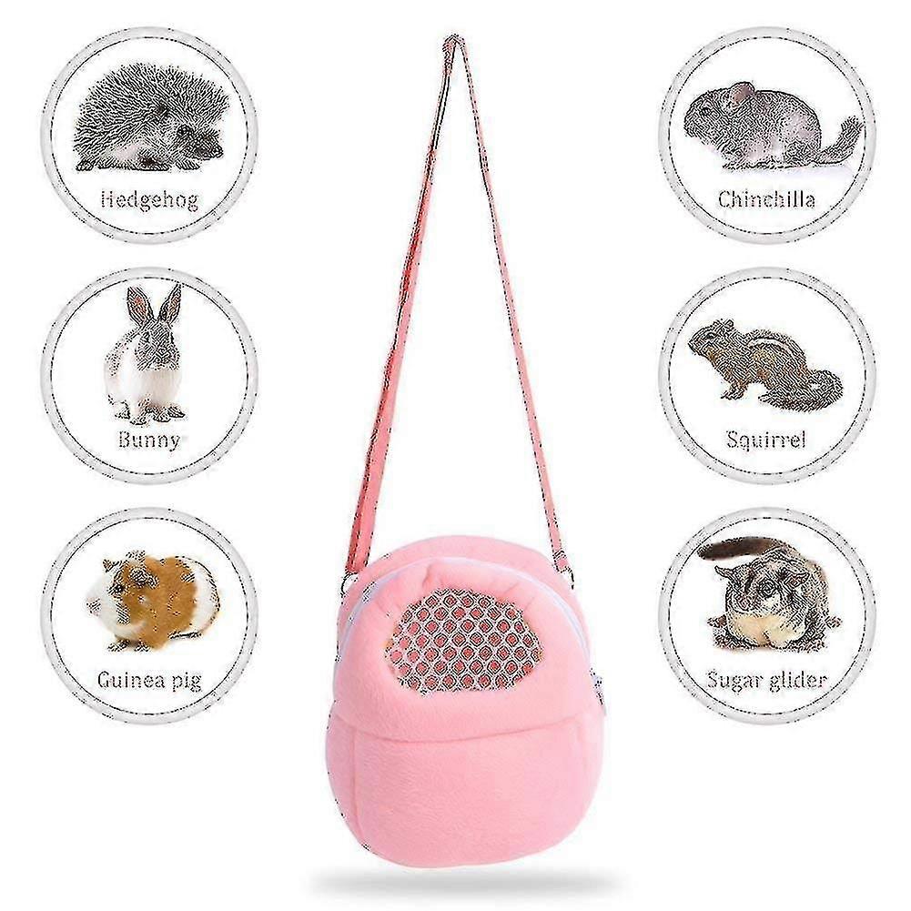 Small Pet Backpack Rabbit Cage Hamster Chinchilla Portable Travel Warm ...