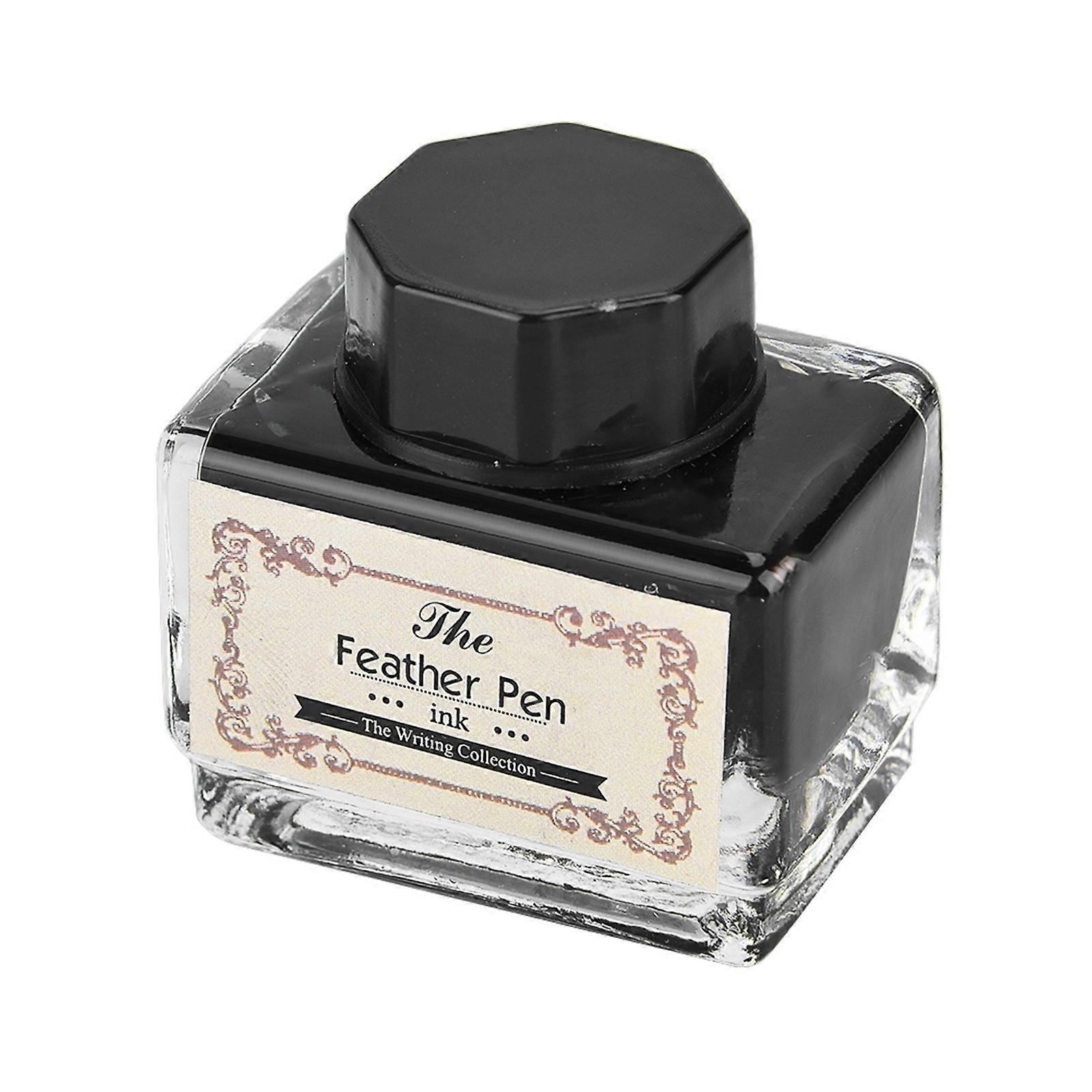 Retro Classical Fountain Pen Old European Style Feather Dip Writing Pen ...