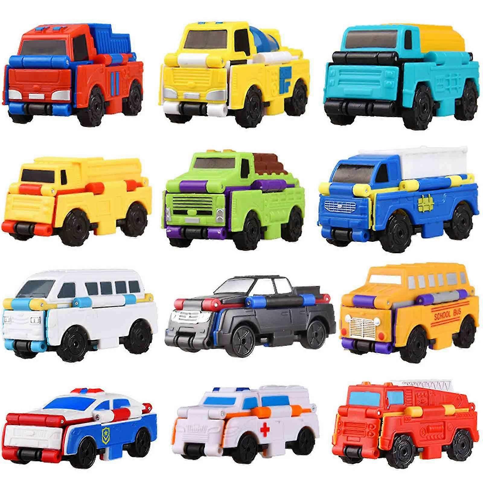 2-in-1 Flip Car Toy Flip Racers Transformable Cars Kiddie Corner Dual ...