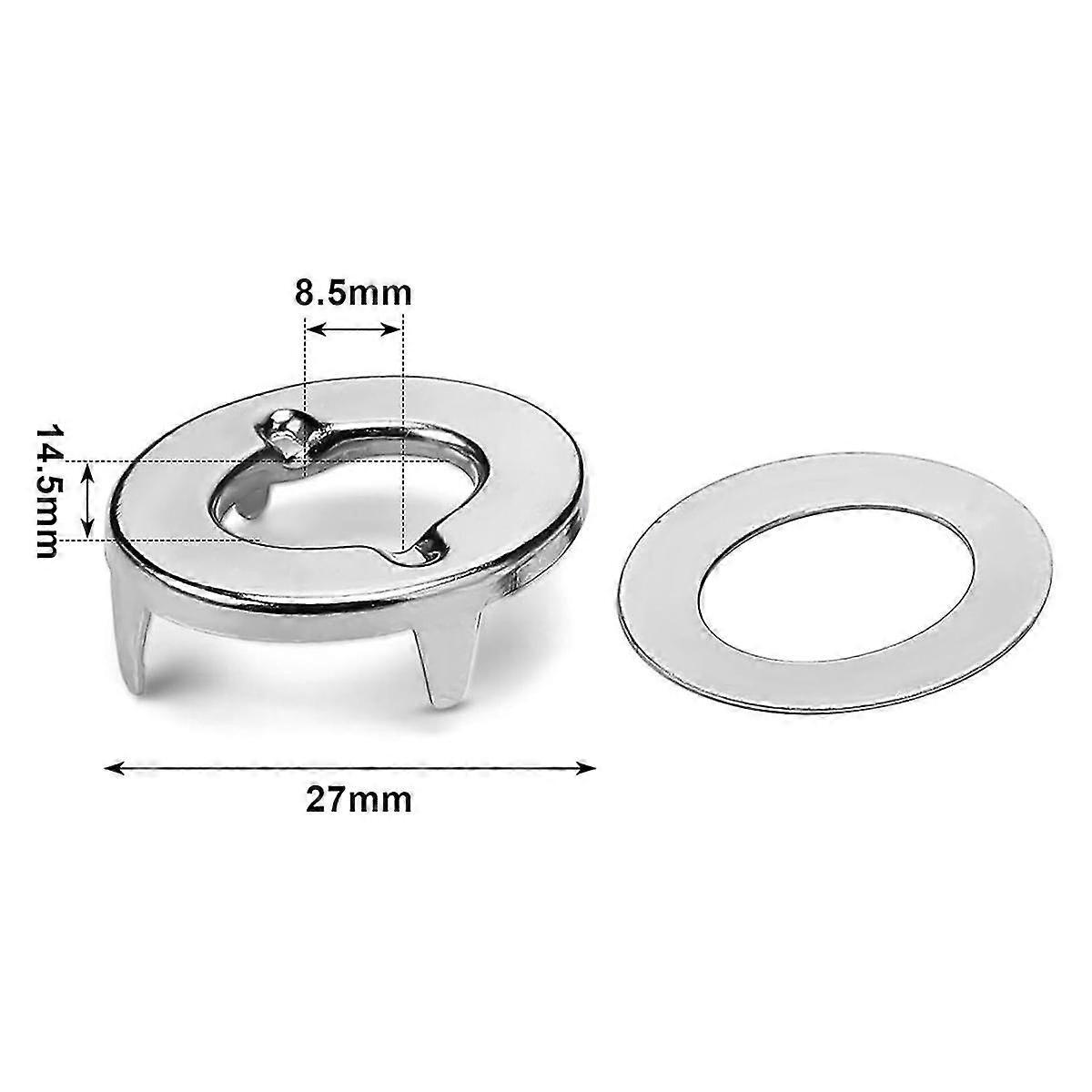 20 Sets Marine Grade Twist Lock Fasteners Turn Button Eyelet and Stud ...