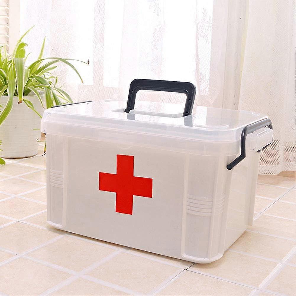 Medicine Storage Box, Plastic Portable Lockable Medicine Box Medicine ...