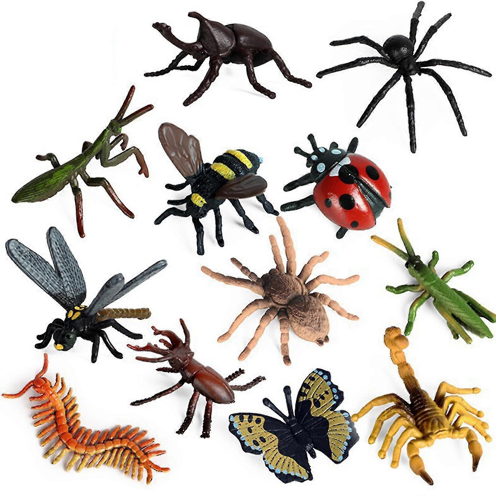 18pcs Super Realistic Insect Figurine Learning Props Haunted Room Party ...