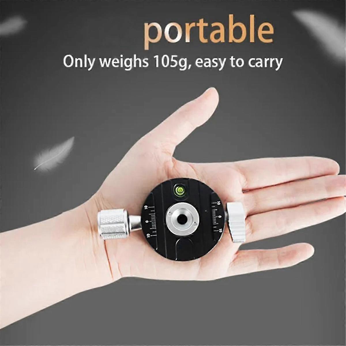 360 Degree Rotating Panorama Clamp Dslr Camera Quick Mount Adapter ...