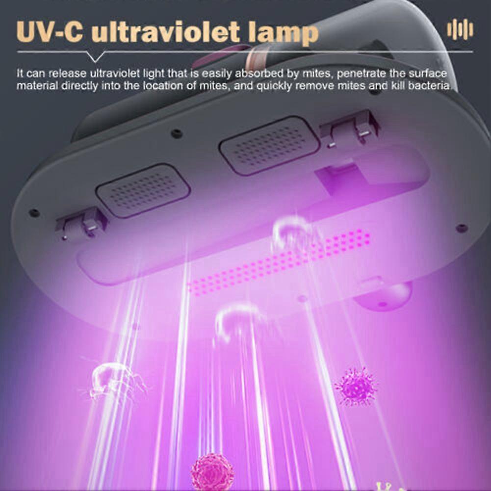 Handheld Dust Mite Vacuum Cleaner Wireless UV Mite Removal Cleaning ...