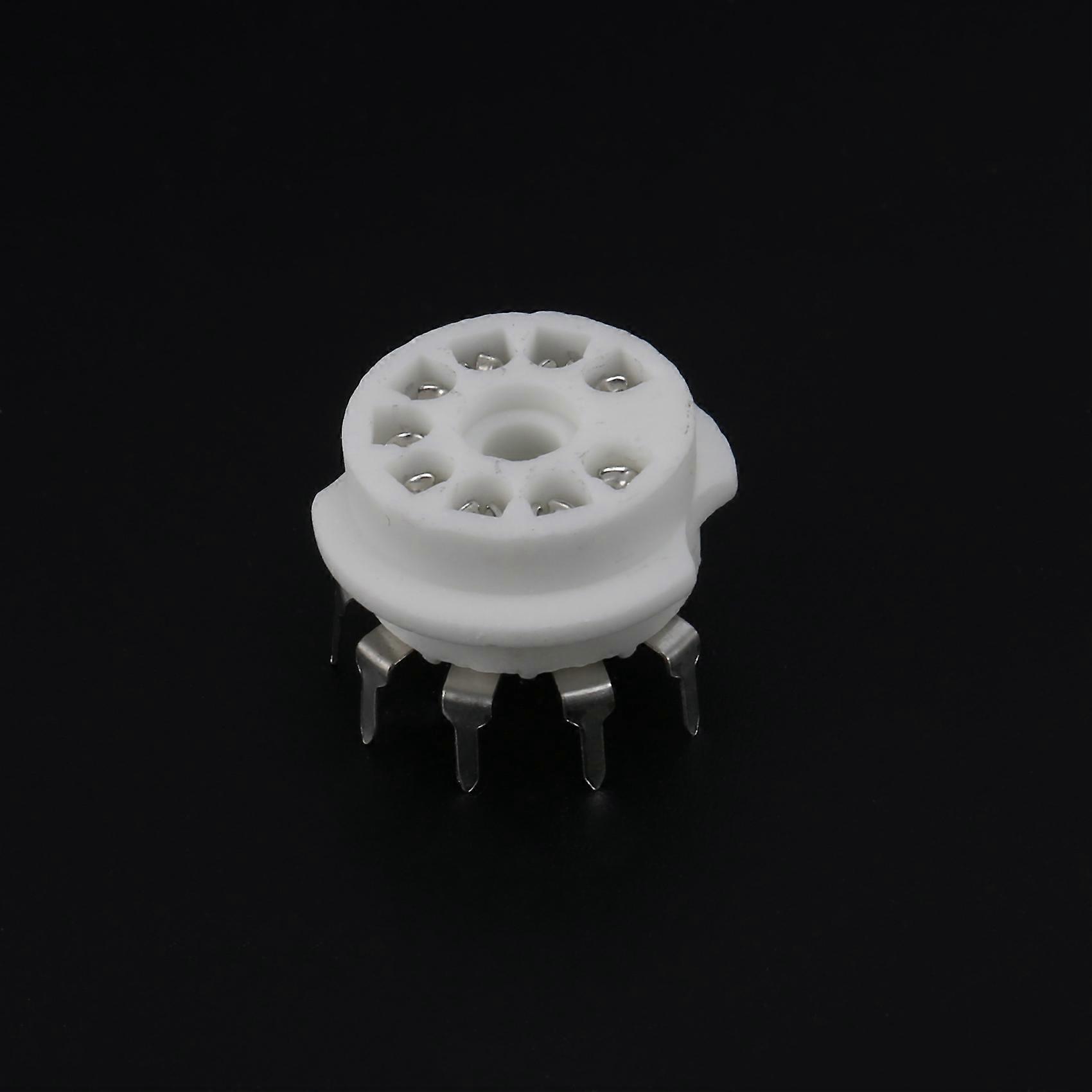 10PCS PCB 9Pin Ceramic B9A Vacuum Tube Socket Audio HIFI DIY Amps for ...
