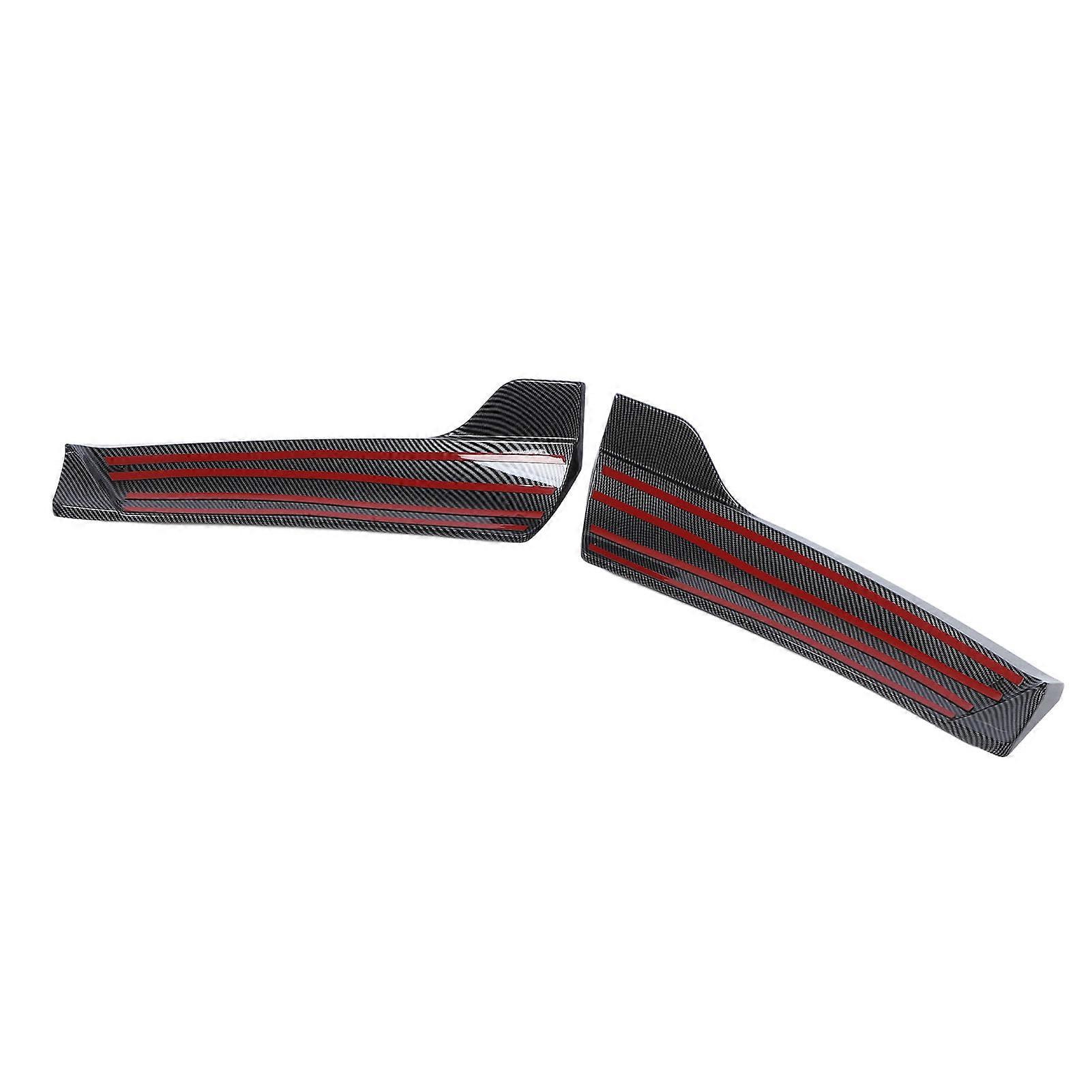 Front Bumper Side Spoiler Corner Cover Trim Canards Splitter Diffuser ...