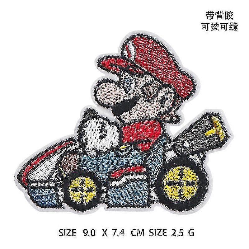 Cartoon Animal Embroidery Patches For Clothing Diy Iron On Patches On Clothes Toad Patch Yoshi ...
