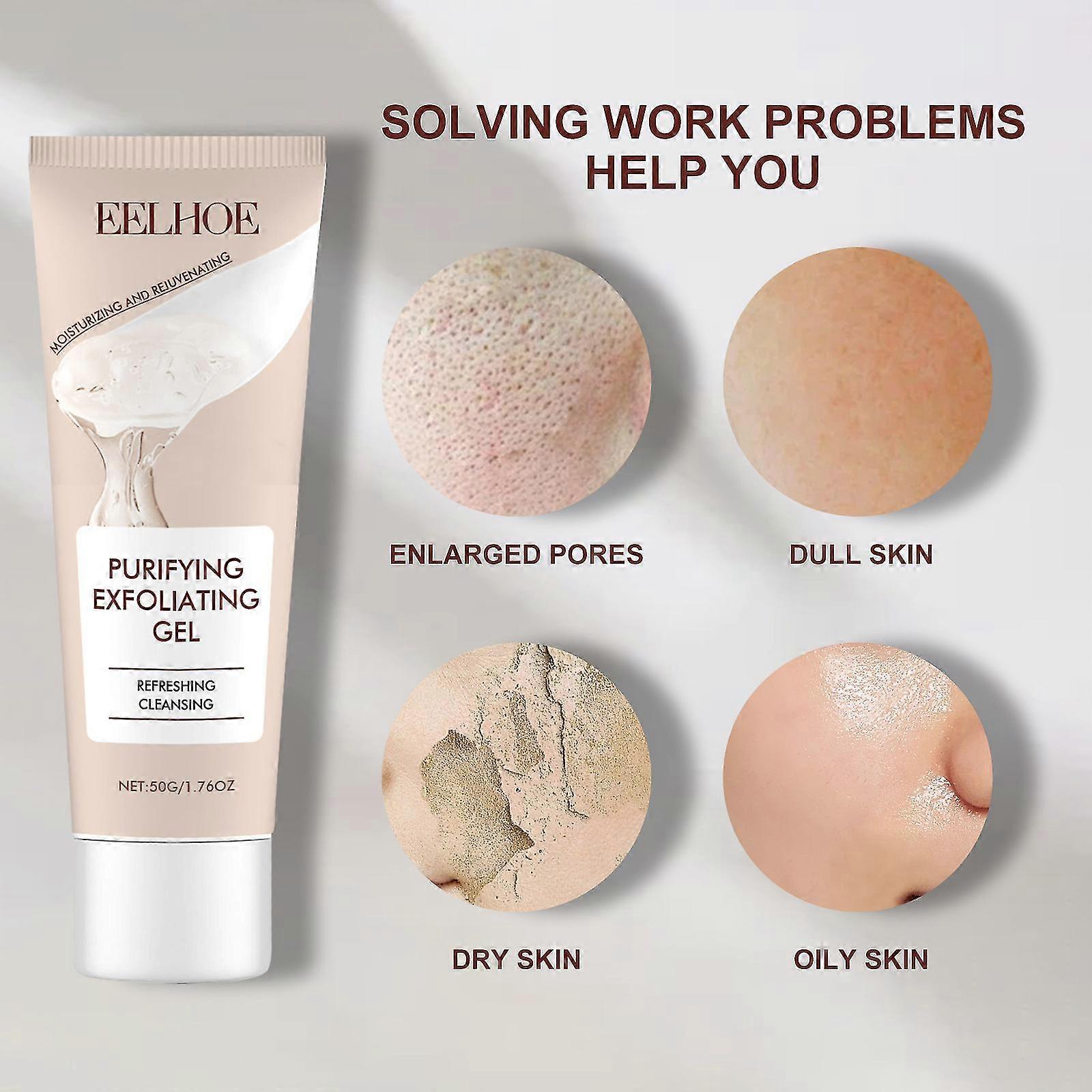 Purifying Exfoliating Gel, Bamboo Charcoal Blackhead Purifying ...