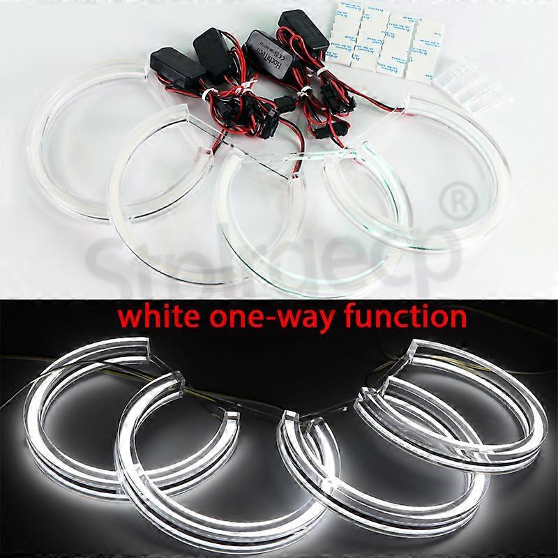 Crystal LED Angel Eyes For BMW E46 M3 E38 E39 E36 Xenon Headlight Tuning DTM Style Halo Rings ...