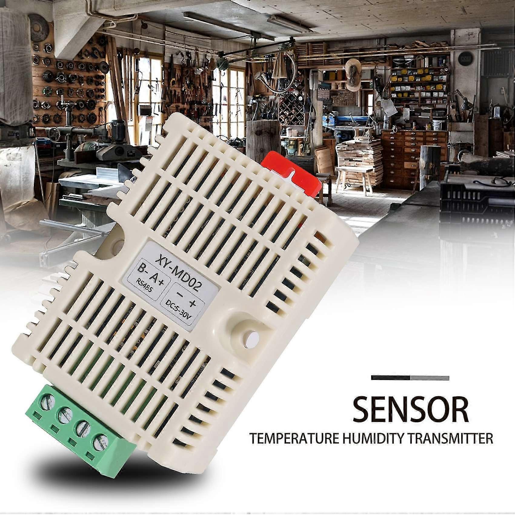 Temperature Humidity Transmitter Rs485 Sht20 Sensor Modbus Rtu Acquisition Module Transducer ...