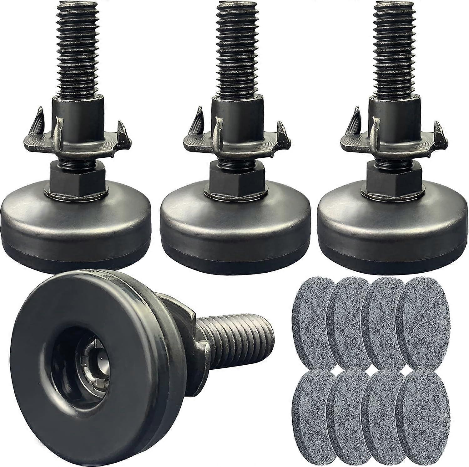 3/8 Threaded Leveling Feet - Heavy Duty, 4 Pack, Black | Fruugo UK