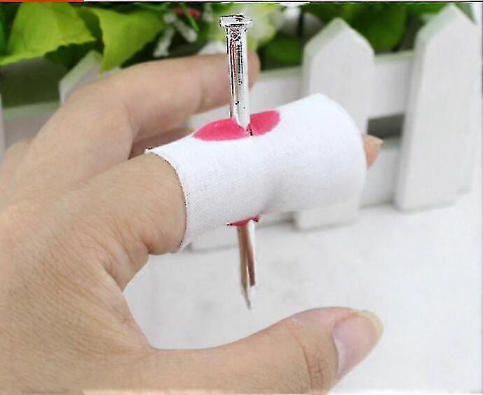 2pcs Fake Nail Through Finger Trick Prank Maker Trick Fun Novelty Funny ...