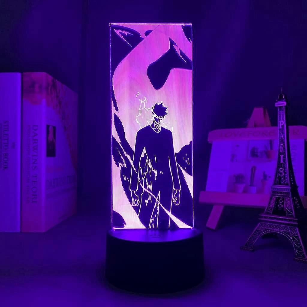 Anime Solo Leveling Jin-Woo Sung Figure LED lamp 3D Night Light Anime ...