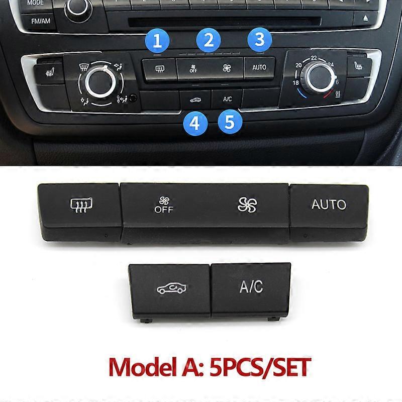 Car Interior Dashboard Air Conditioning Ventilation Adjust CD Player ...