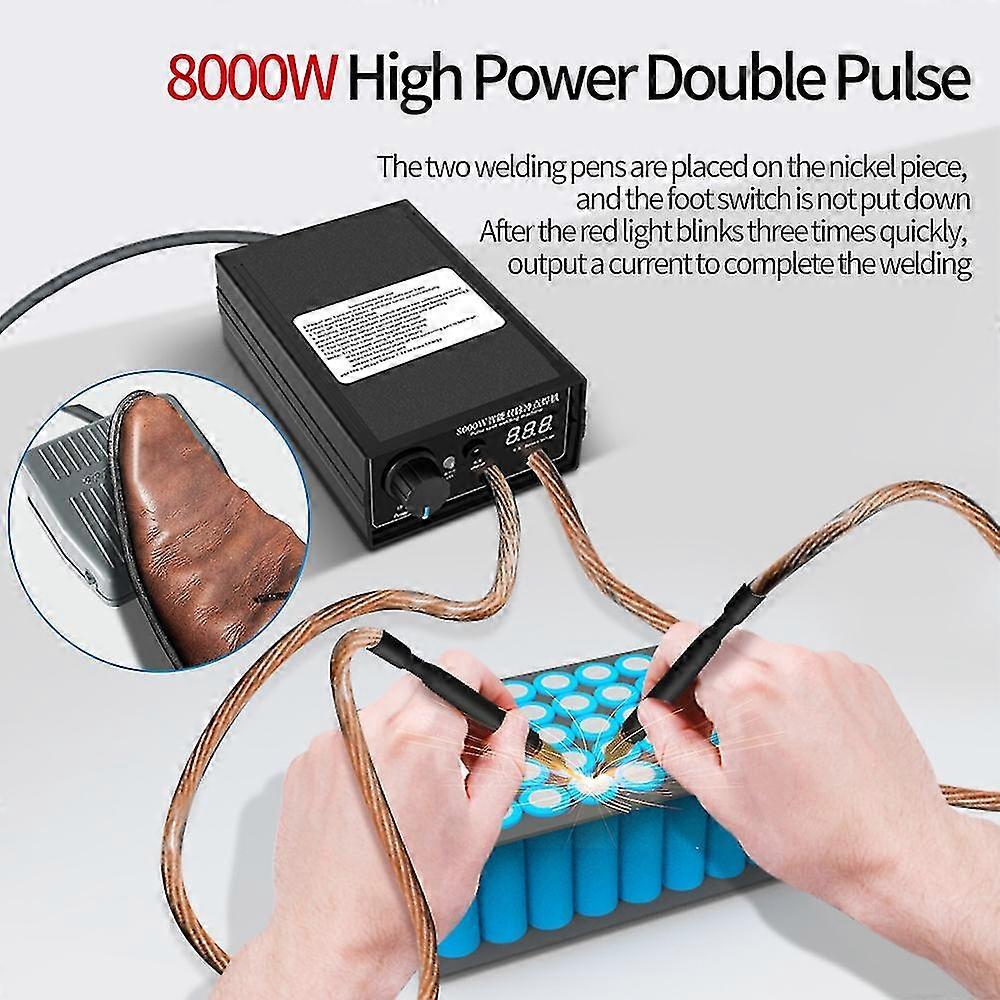 8000W High Power Dual Pulse Spots Welding Machine S202412271946 | Fruugo UK