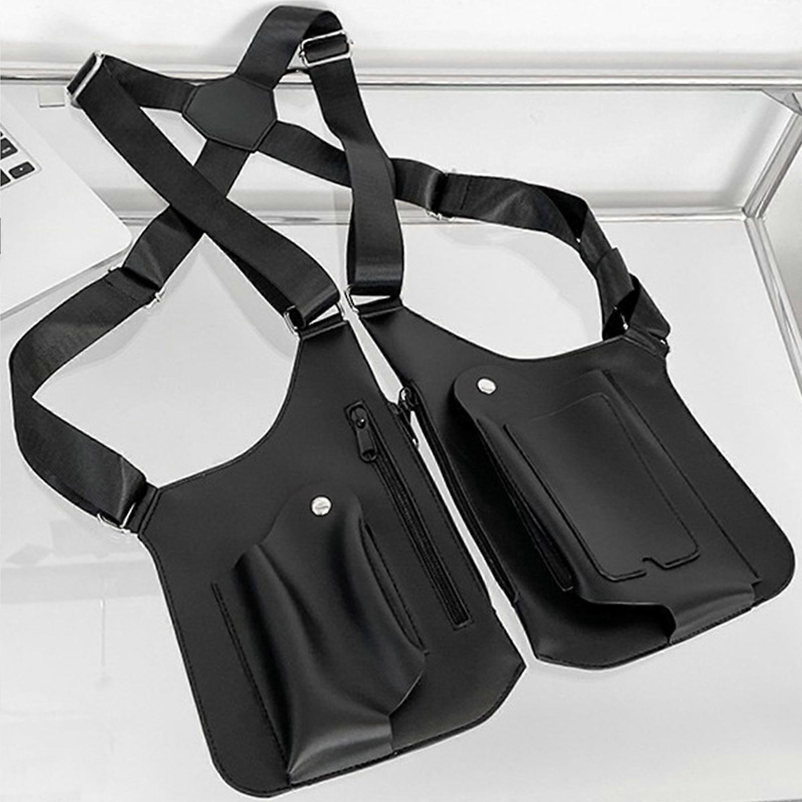 Double Shoulder Strap Multi-Pocket Outdoor Anti-Theft Tactical Bag ...