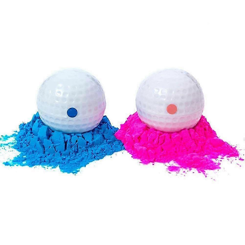 Gender Reveal Golf Balls Blue Pink Exploding Golf Ball Set Girl or Boy ...