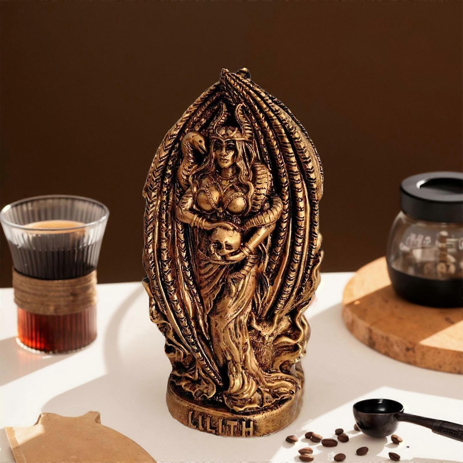 Lilith Resin Statue Lilith's Gothic Sculptural Altar And Table ...