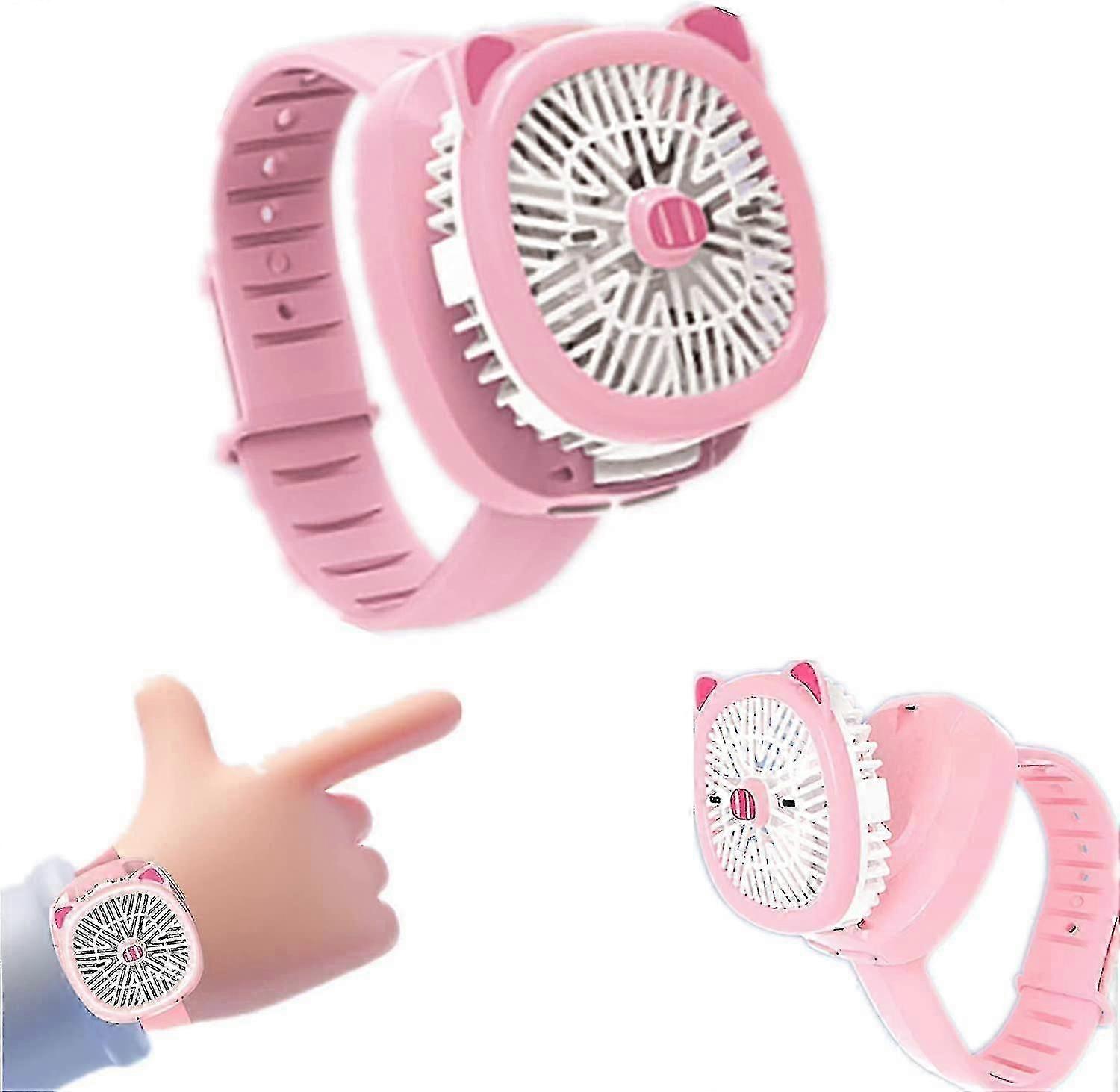 Mini Portable Fanhand Held Fans Kids Watch Fan Wrist Fan Fashion ...