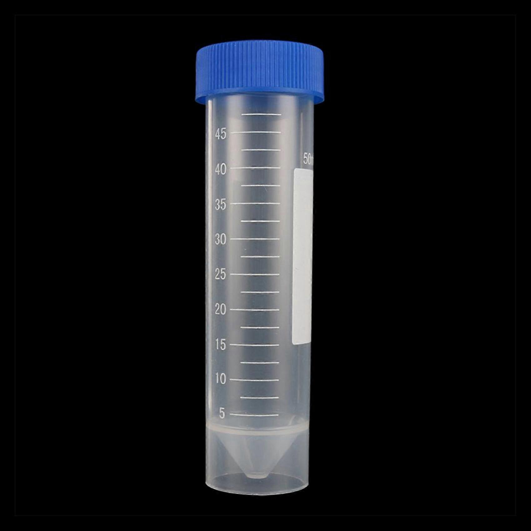 50PCS 50Ml Graduated Centrifuge Tubes, Laboratory Cryovials, Blue Screw ...