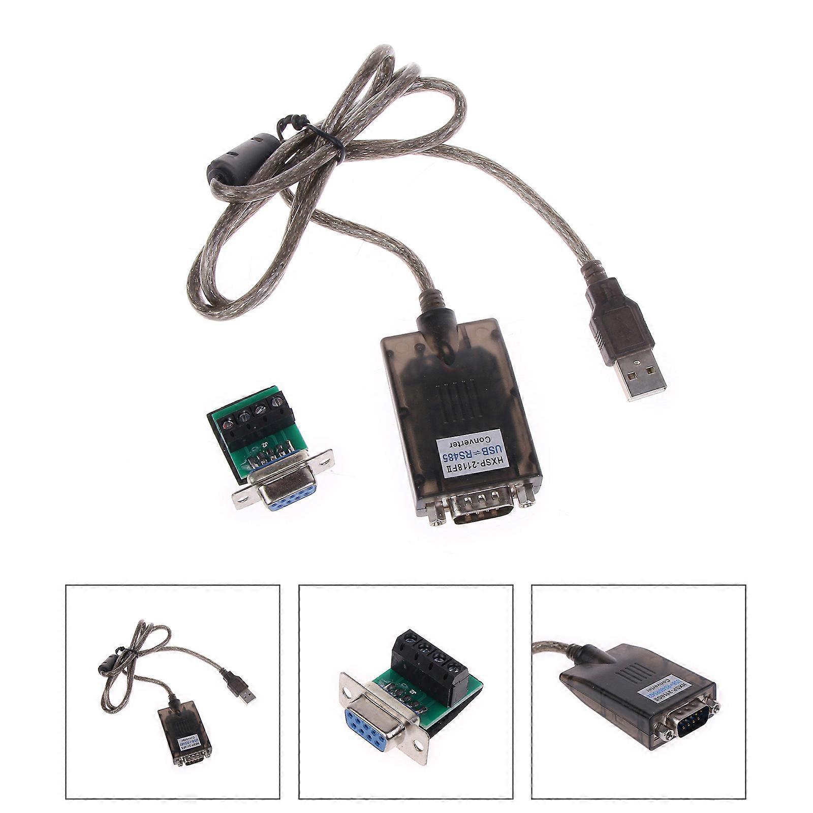 New USB to RS485 COM Port Serial PDA 9 Pin DB9 Cable Adapter Support ...