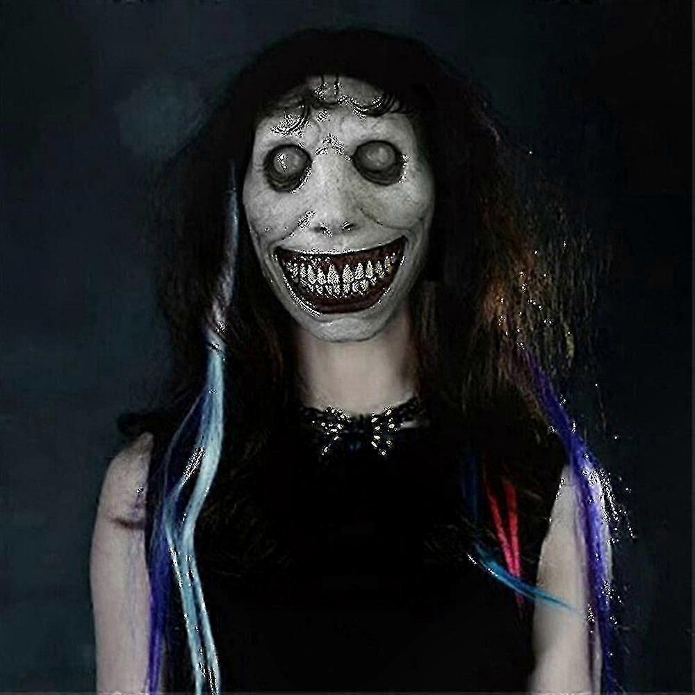 Scary Smiley Demon Mask - High-Quality Creepy Costume Accessory for ...
