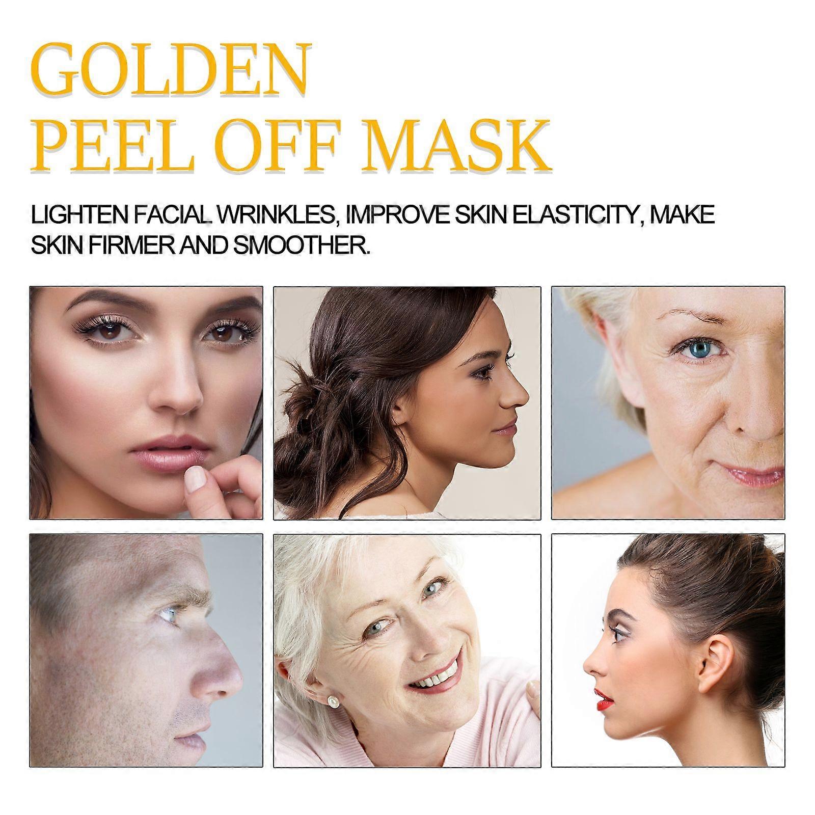 OUHOE 24k Gold Peel Mask Deeply Cleanses The Skin Of Blackheads ...