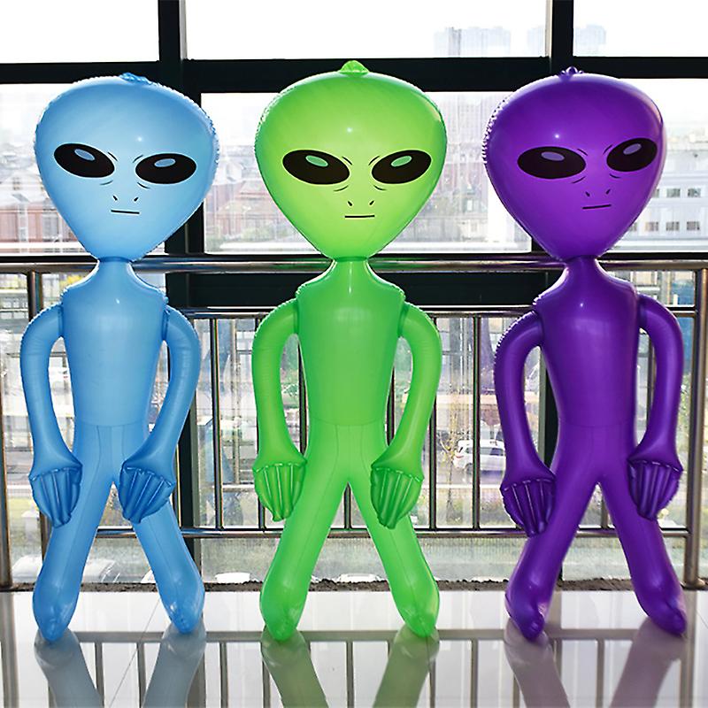 1pc Pvc Inflatable Alien Model Party Supplies Inflatable Model For ...