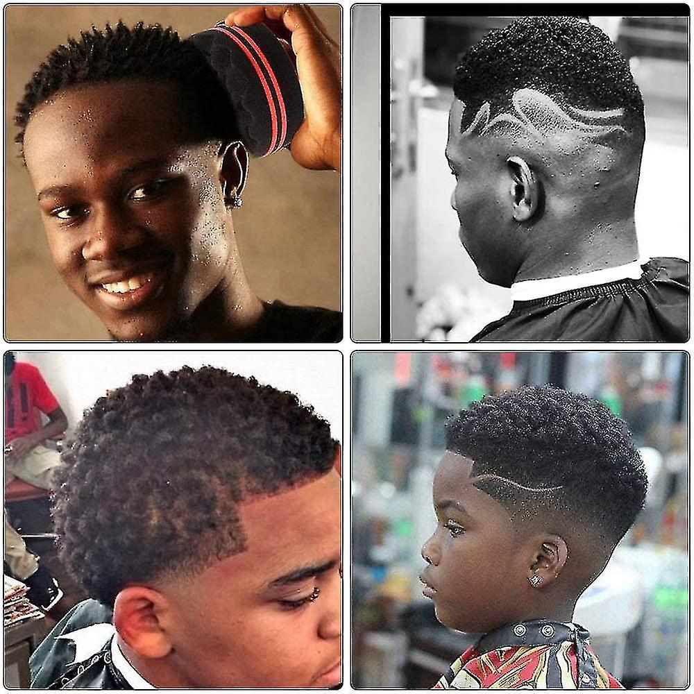 Sponge Hair Brush, 2 Pieces Curl Sponge Magic Twist, Wave Barber Hair ...