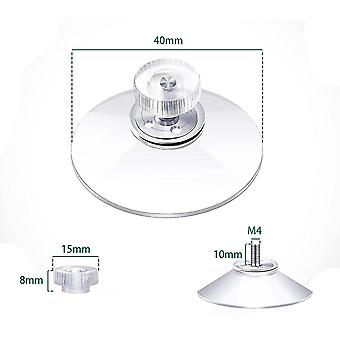20 Pcs Suction Cup Plastic Suction Pads 40mm Clear Pvc Sucker Pads ...