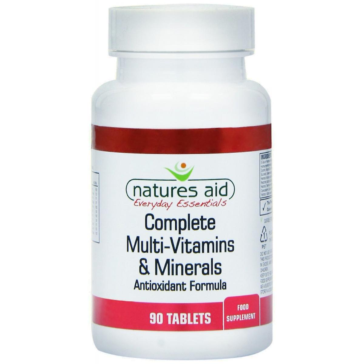 Natures Aid Complete Multi-Vitamins & Minerals (geeignet für Vegetarier ...