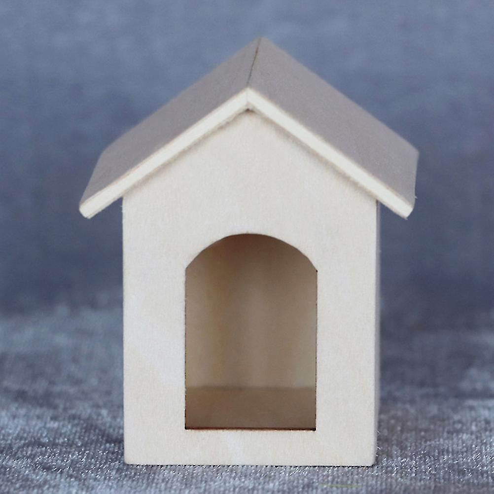 1pc Small House Model Mini House Dog House Model Miniature Houses ...